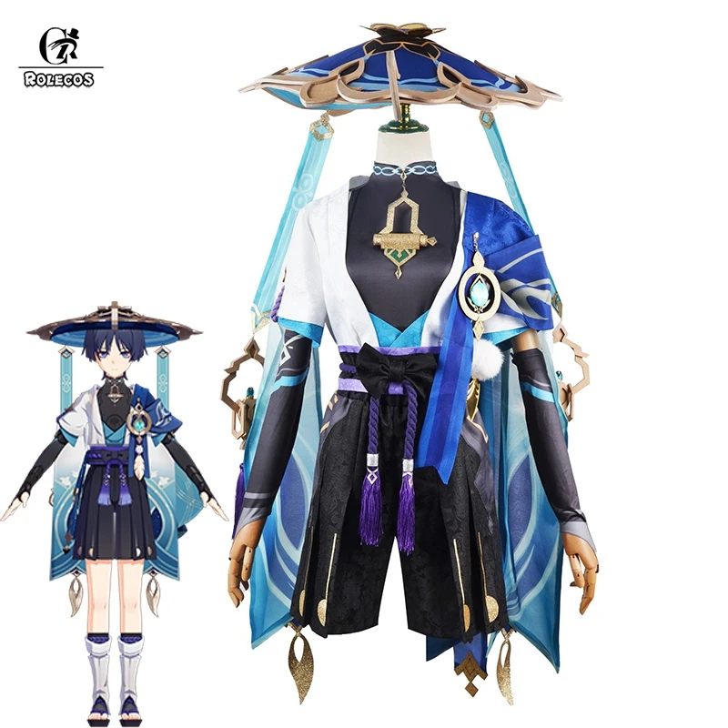 ROLECOS Game Genshin Impact The Wanderer Cosplay Costume Scaramouche ...