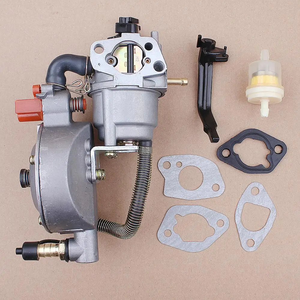 Tondeuse,Kit de carburateur à double carburant gpl NG, Conversion pour moteur GX160 GX200 168F ...