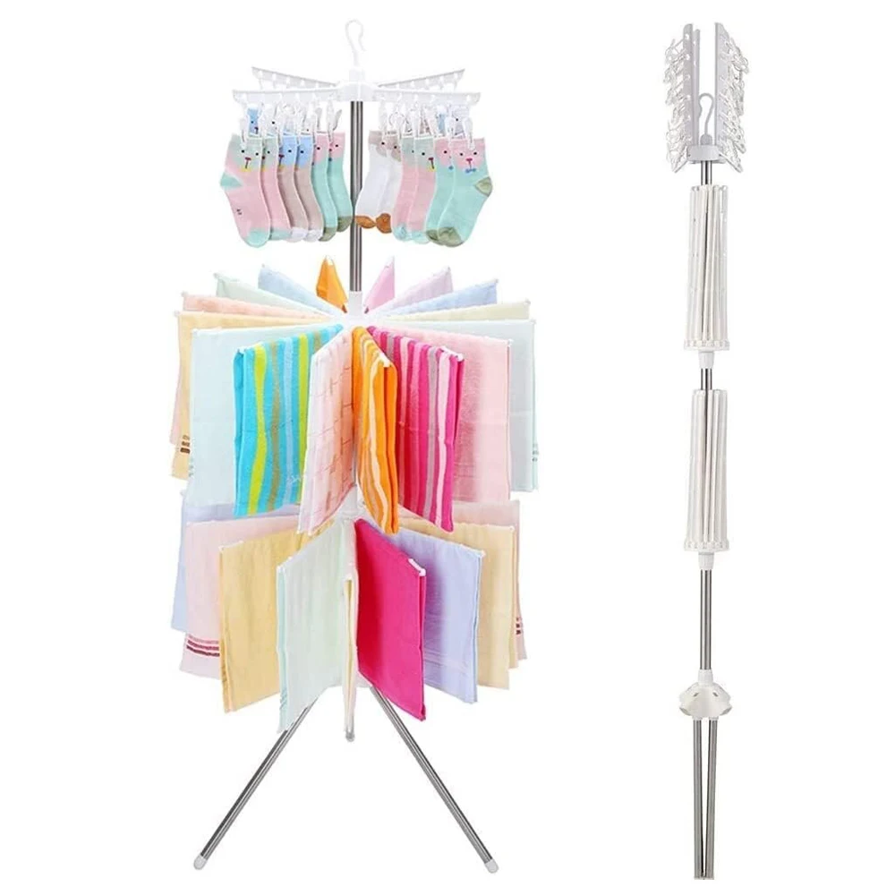 Dobr-vel-Roupas-Secagem-Rack-Folding-Trip-Lavanderia-Garment-Storage ...