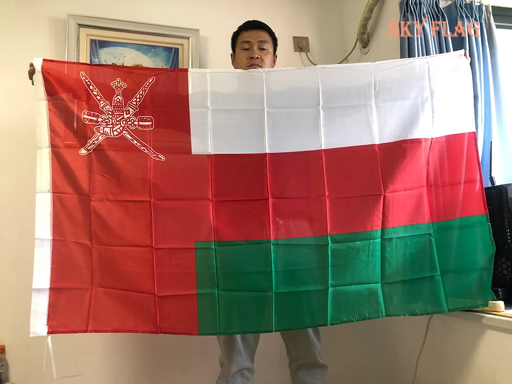 SKY FLAG Oman Flag 90X150cm hanging polyester Oman Flag Super Poly ...