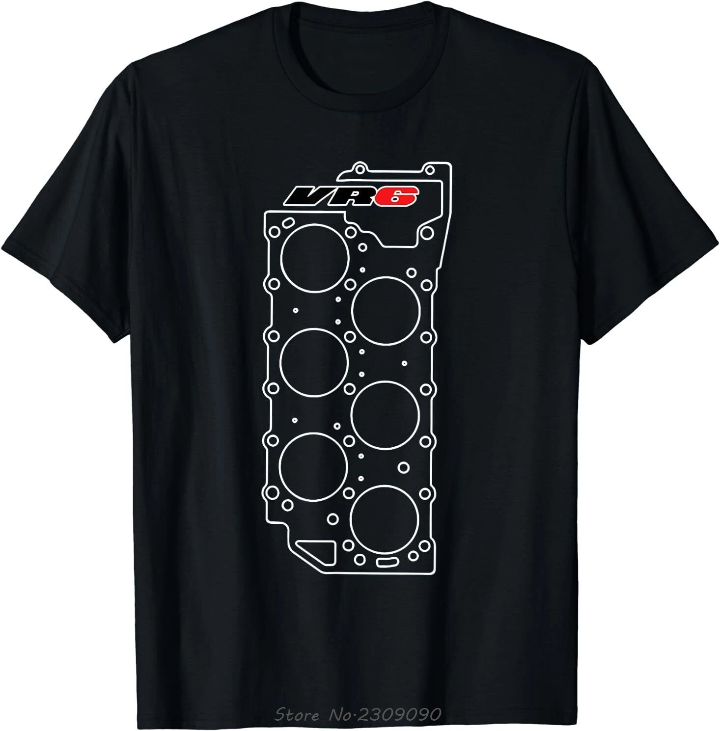 VR6 Engine Gasket Gift Tee T-Shirts Summer Casual Tshirt Funny O-neck ...