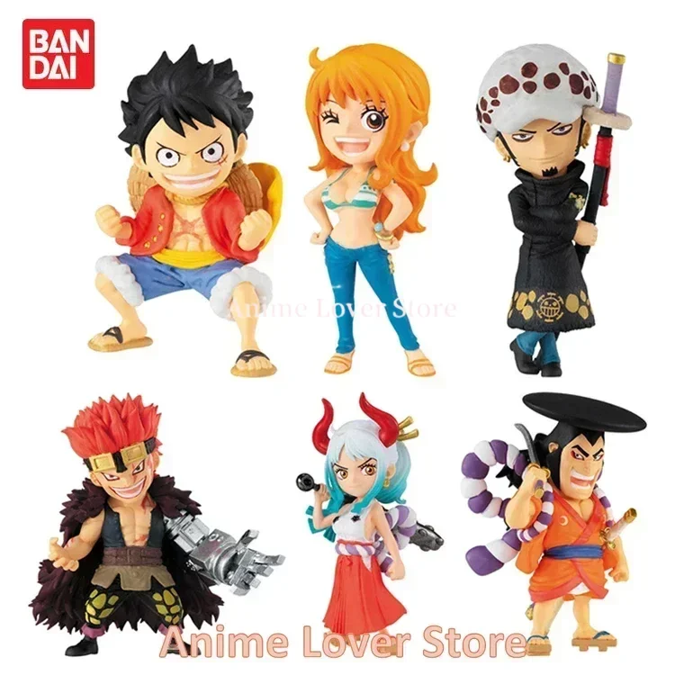 Figuras de anime originales de Bandai One Piece Gashapon Vo.1 Vo.2 Vo.3 ...