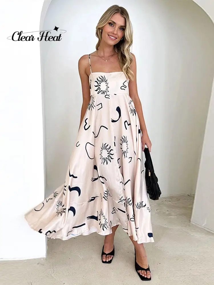 Women-Print-Strap-Floral-Long-Dress-Summer-Chic-Sleeveless-Backless-A ...