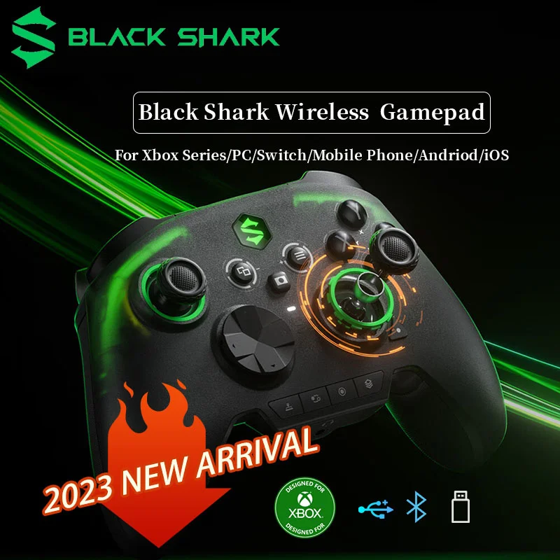 Black-Shark-mando-inal-mbrico-para-videojuegos-2023G-para-Xbox-Series ...