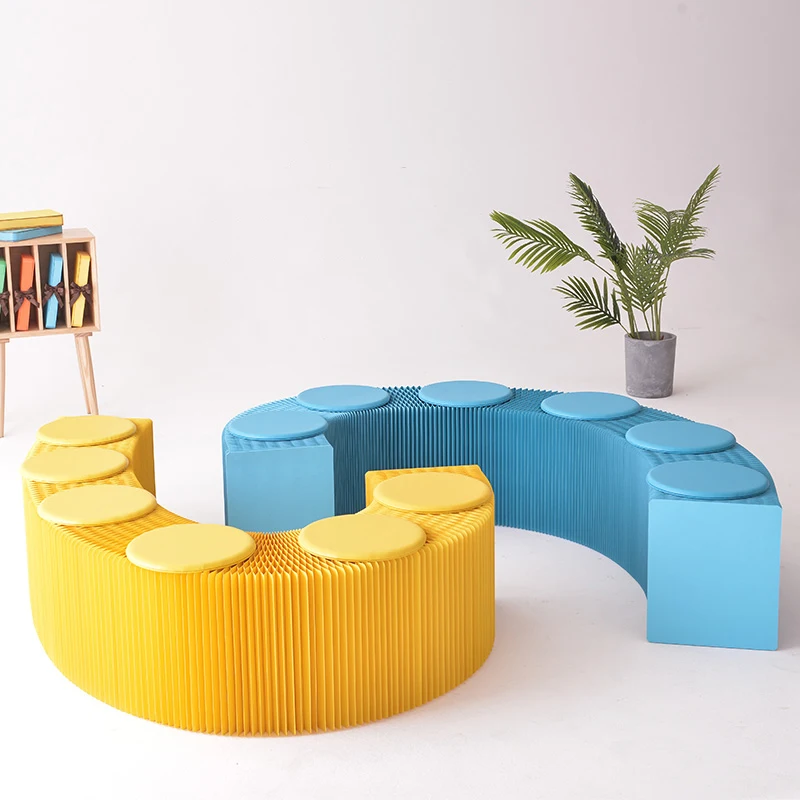 Homes-Furniture-Nordic-Creative-Folding-Chair-Portable-Kraft-Paper ...