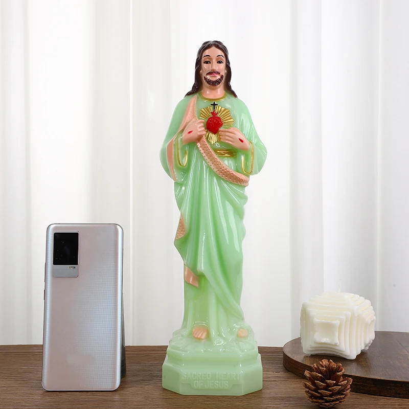 Patung-Yesus-13-78-inci-patung-plastik-bercahaya-ornamen-patung-religi ...