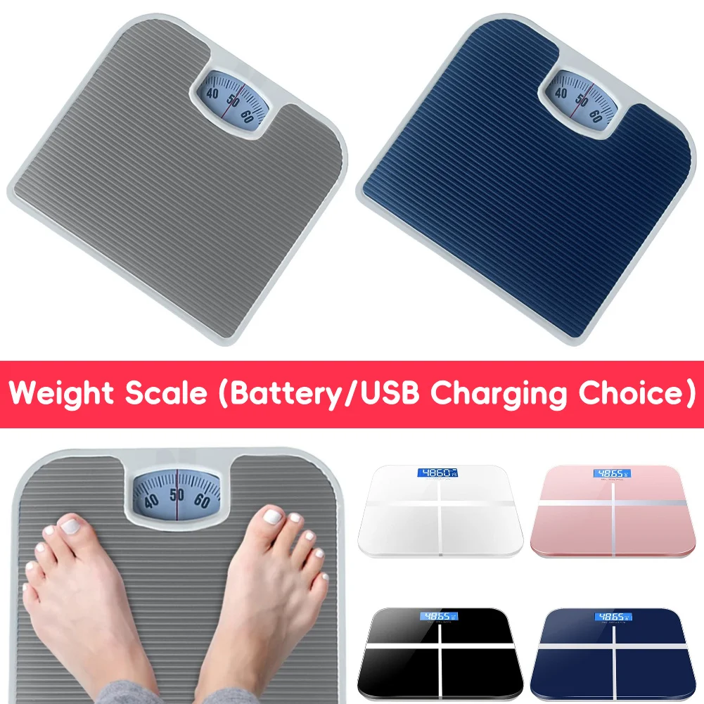 Body Weight Scales Non Slip Pad Manual Spring Scale Mechanical Dial ...