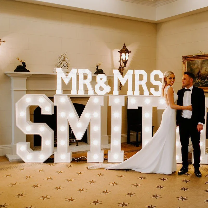 Custom-wholesale-wedding-Decor-marquee-letters-3ft-4ft-Led-Big-Numbers ...