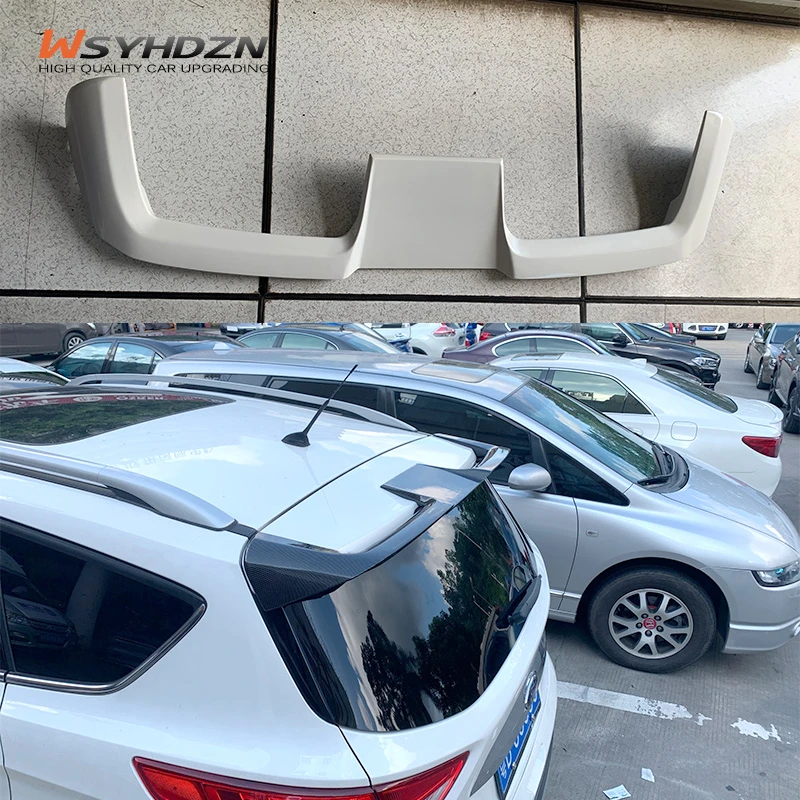 For Ford Escape Kuga Roof Spoiler New ABS Plastic Unpainted Color Rear ...
