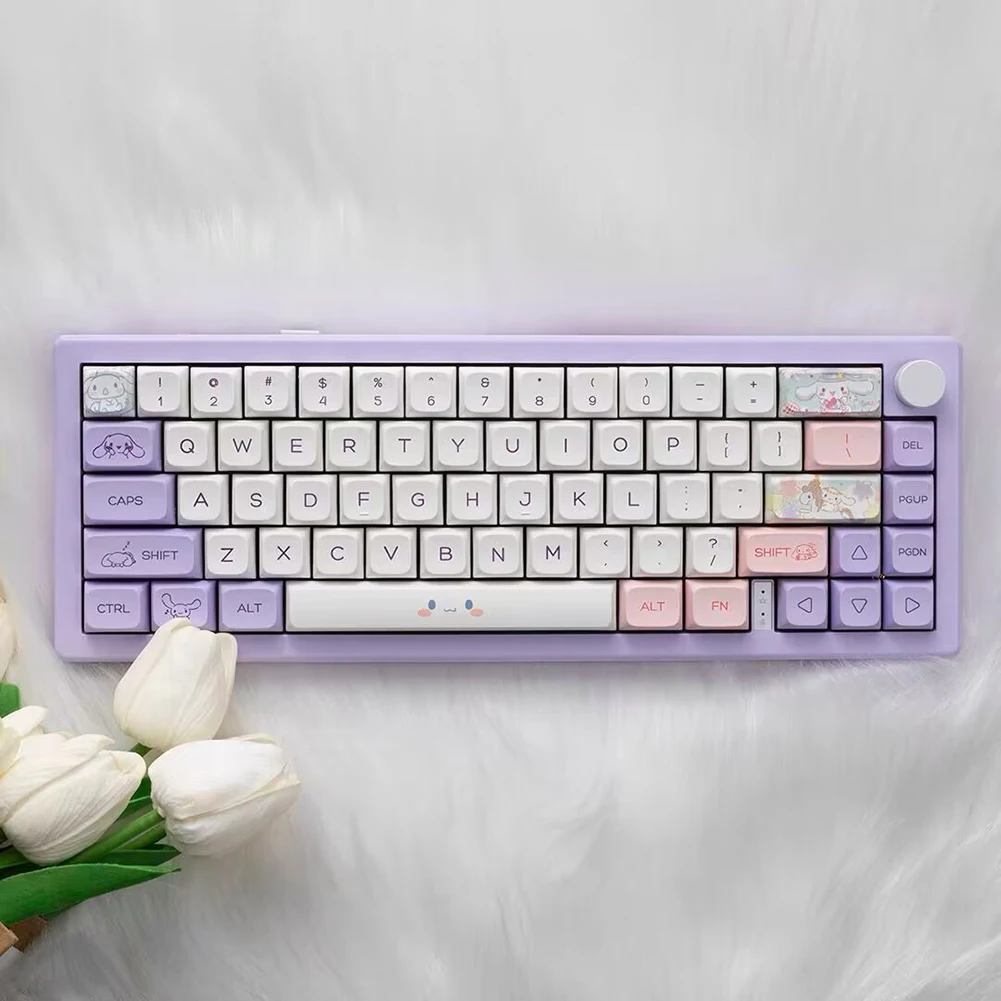 GMK67 기계식 키보드 노브 스위치 RGB 백라이트 구조 키보드, 경량 피로 감소 편리한 사용 게임 액세서리 ...