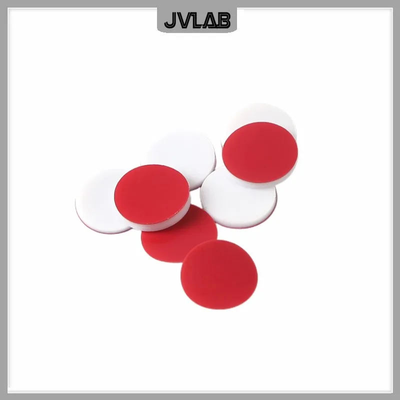 Chromatography Covers | Ptfe Vial Cover | Beaker - Cover White Ptfe/red ...