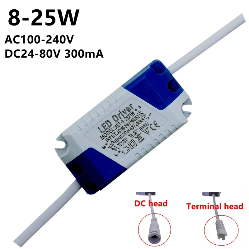 LED-panel-light-driver-power-supply-8-25W-spotlight-tube-light ...