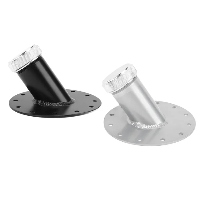 Filler Neck 1Pc 45 Degree Fuel Cell With 12 Bolt Steel Base Boat Fuel ...
