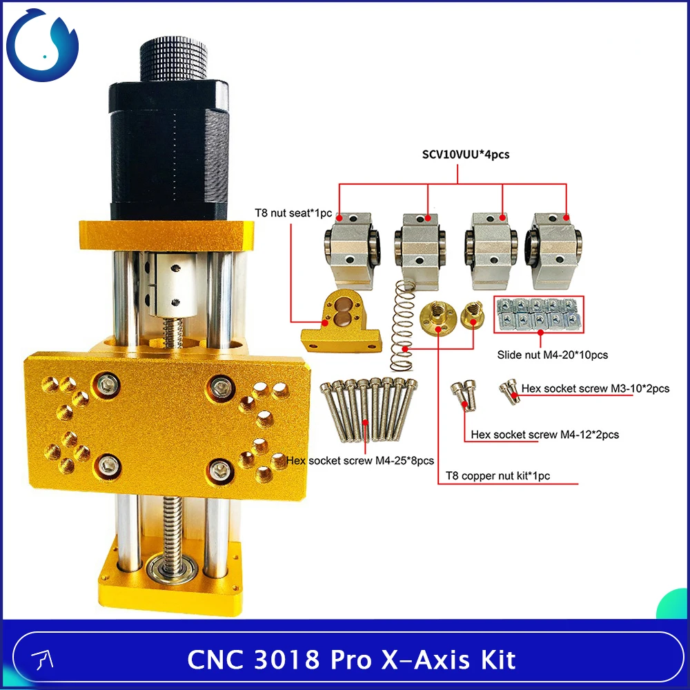 Cnc 3018 Pro X-axis Kit Suit Cnc Router 3018 Pro / Plus With Cnc ...