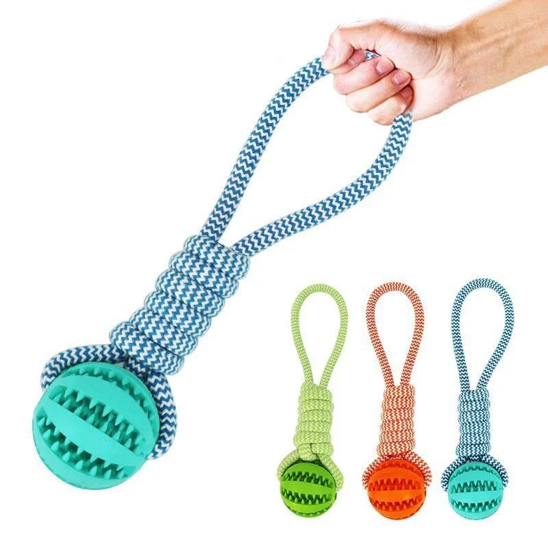 Interactive-puppy-Cotton-rope-tug-pet-toys-Hand-woven-dog-Rope-Knot ...