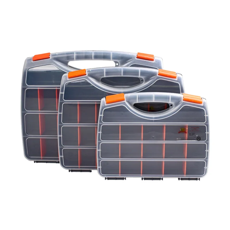 Abs Plastic Waterproof Compression Tool Box Portable Parts Box Screw ...