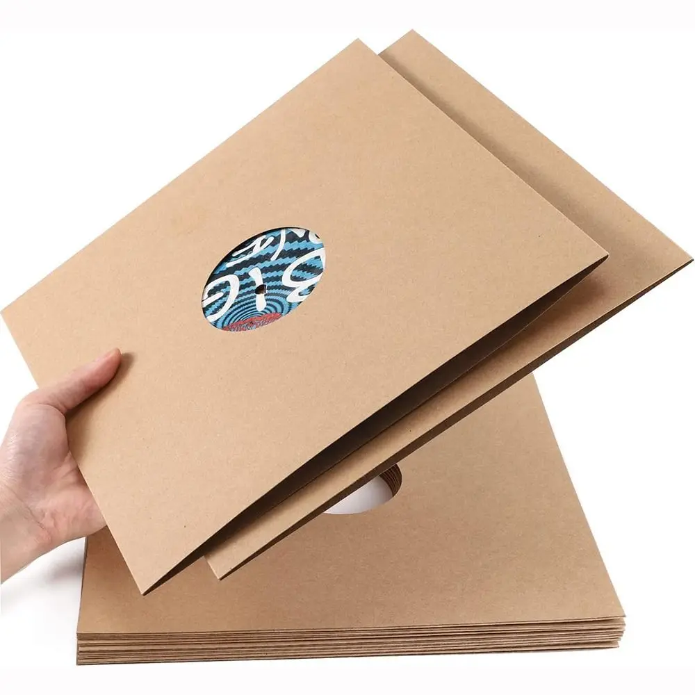 New 7/10 Inch Vinyl Records Sleeve Kraft Paper Reusable Outer Record ...