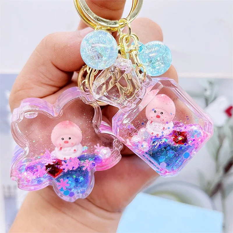 Creative-Pink-Peaches-Schoolbag-Pendant-Ins-Girl-Heart-Liquid-Oil ...