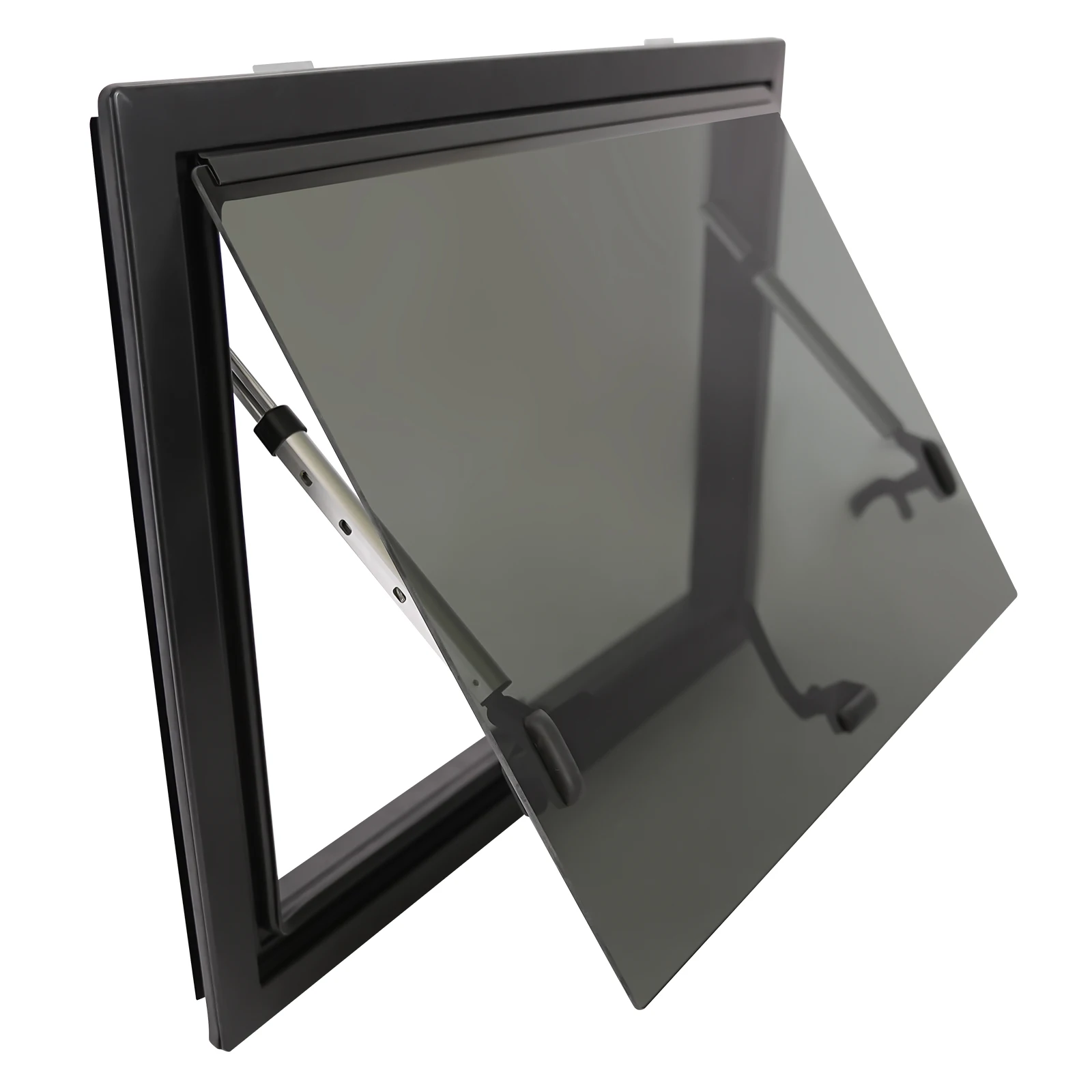 Black, White 60×45cm RV Caravan Camper Van Push Out Window Aluminum ...