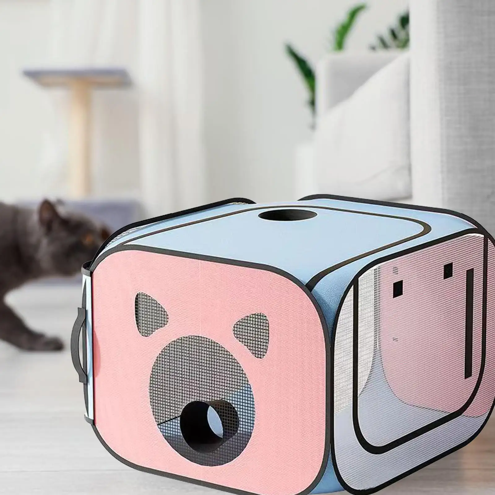 Pet-Dog-Cat-Drying-Box-Multifunctional-Foldable-Box-Clean-Drying-Crate ...
