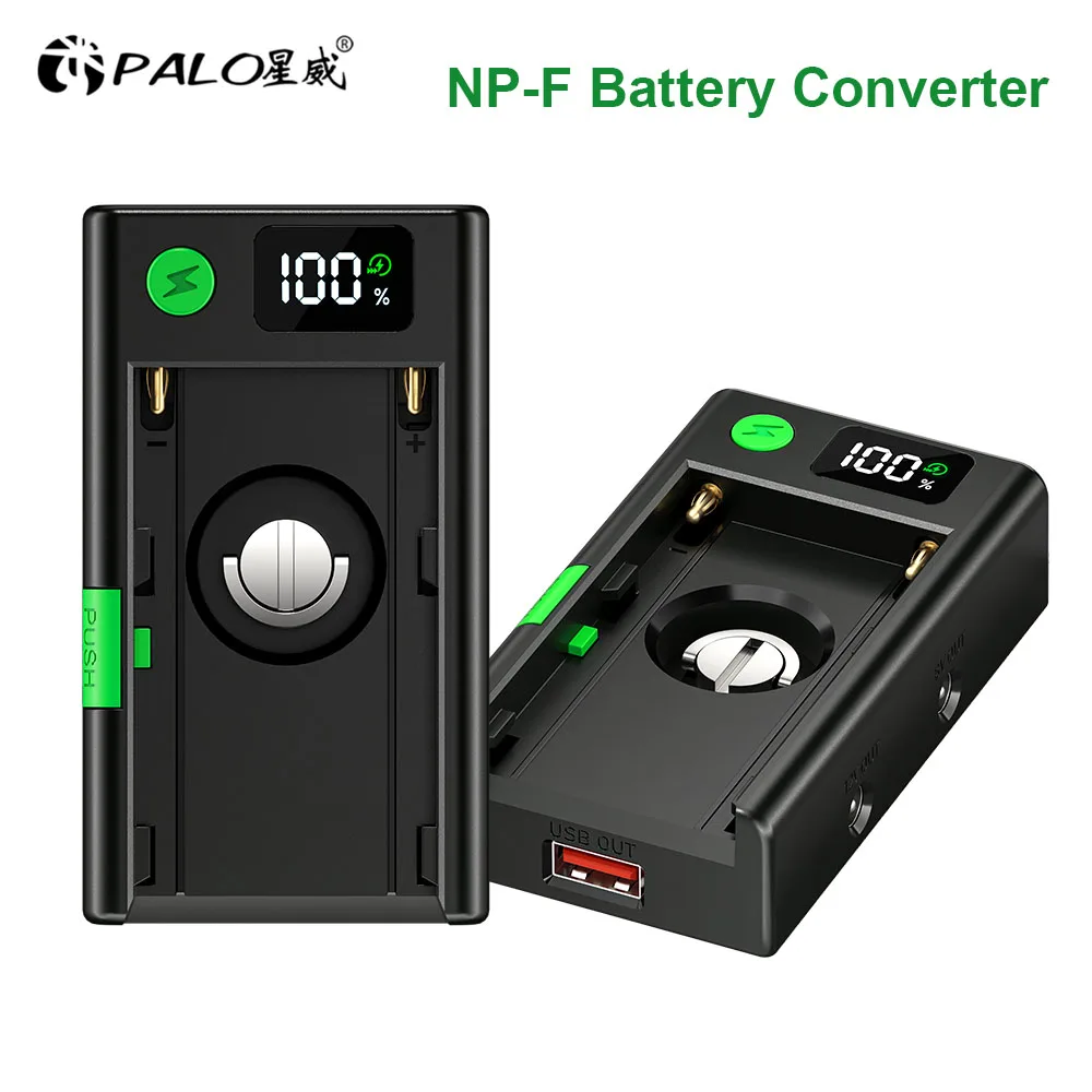 NP-F Battery Adapter Plate for DSLR & Mirrorless Cameras with LCD ...