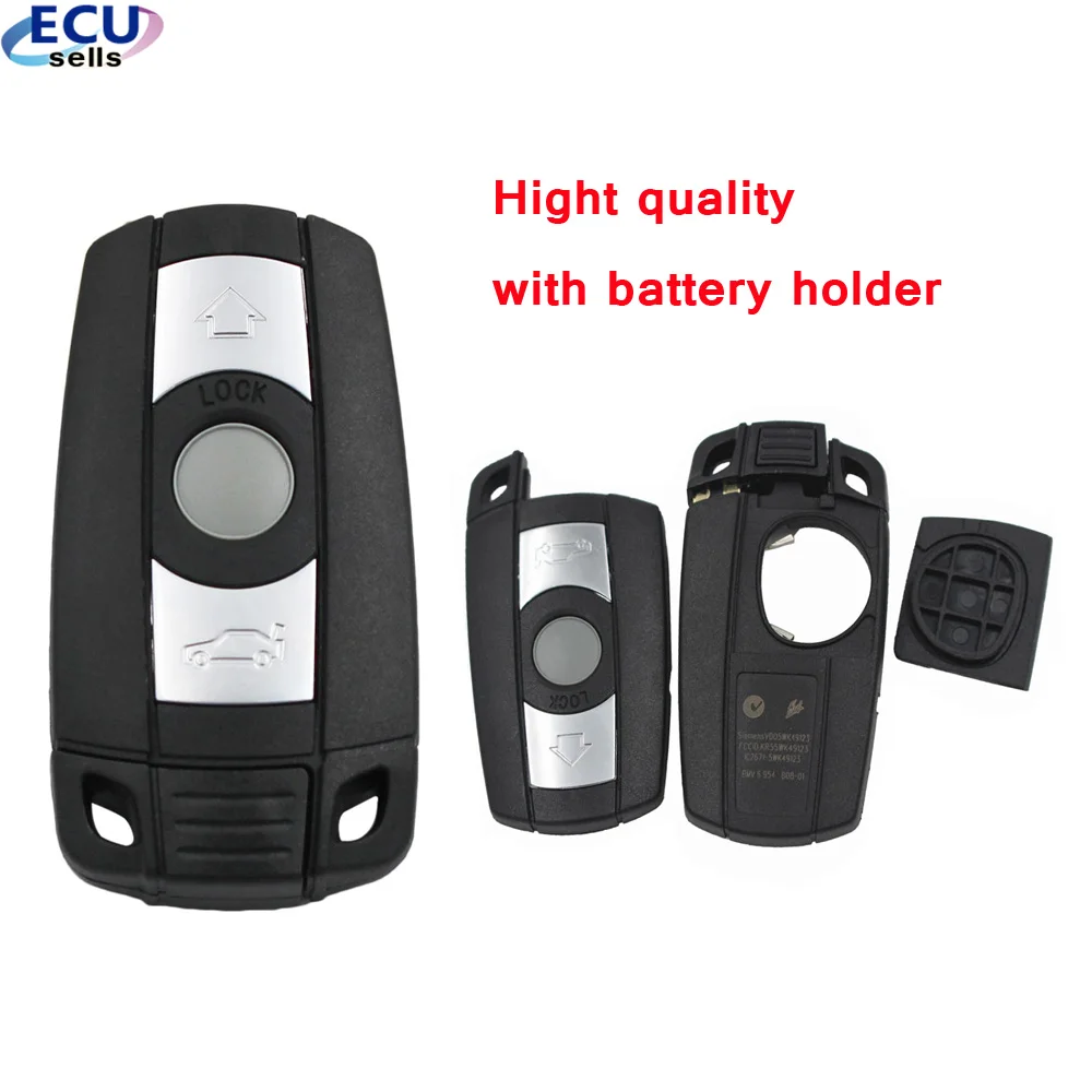 3 Button Remote Car Key Shell Case Styling Cover Fob For BMW 1 3 5 6