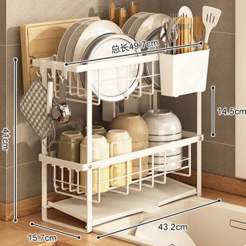 Drain-Rack-Kitchen-Bowl-Sink-Side-Dish-and-Tableware-Storage-Japanese ...