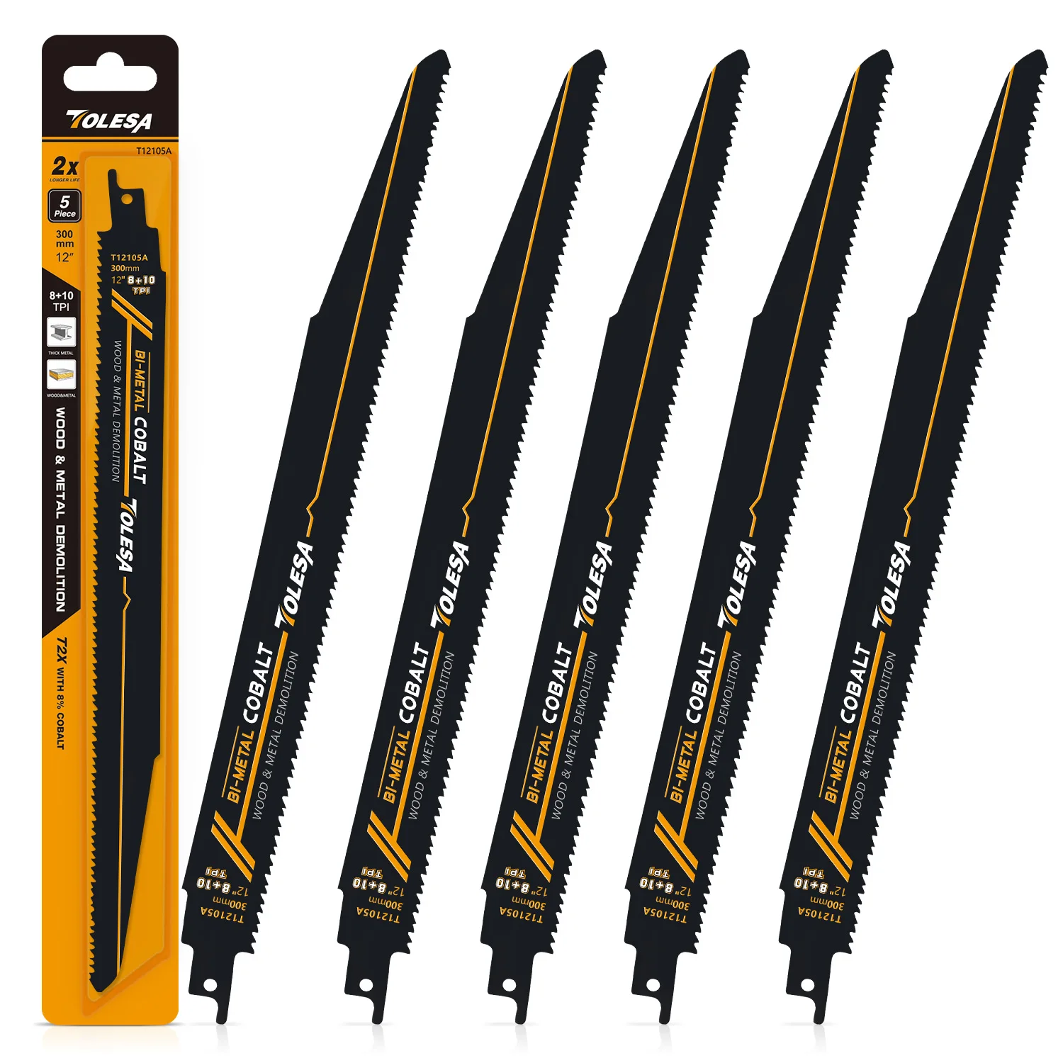 TOLESA-6-9-12inch-8-10TPI-Metal-Wood-Demolition-Reciprocating-Saw ...