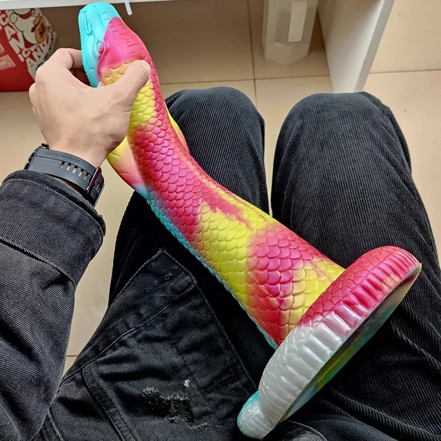 Yocy-男性と女性のための15インチの長い胸,派手な形をした派手なシリコンペニス,巨大な派手な泡