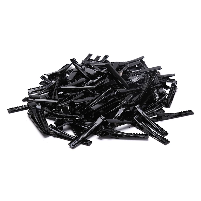 Horquillas-negras-de-una-sola-punta-horquilla-de-cocodrilo-pinzas-para ...
