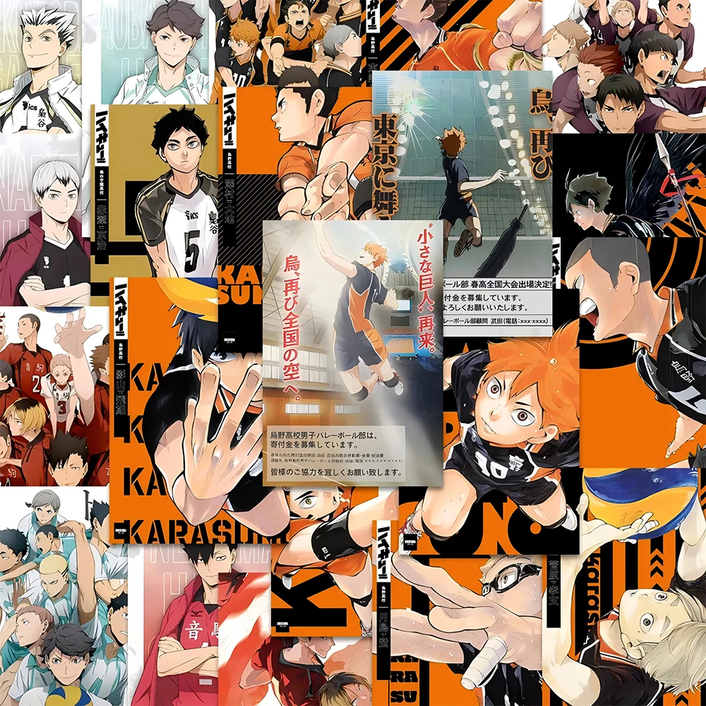 10-30-63pcs-Cartoon-Haikyuu-Anime-Poster-Stickers-Decals-Skateboard ...