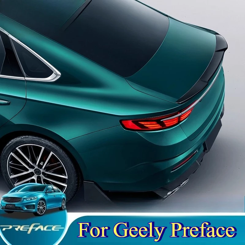 ل Geely Preface 2021-2025 OEM Style Spoiler - Match Trunk Lip Wing مع ...