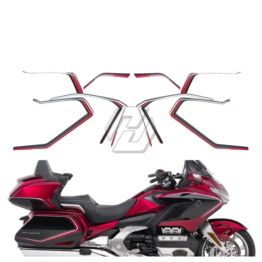 Motorcycle Touring Graphic Decal Kit Case for HONDA Goldwing GL1800 ...
