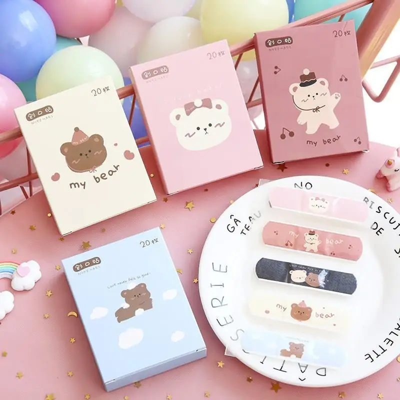 20Pcs-box-Cute-Pattern-Band-Aid-Waterproof-Adhesive-Breathable-Baby ...