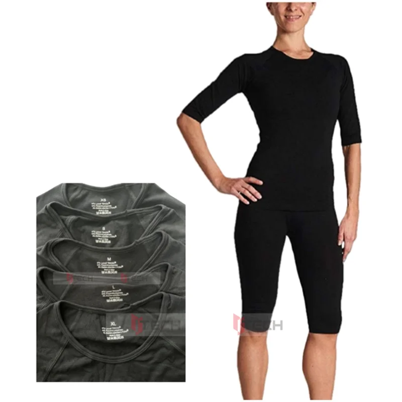 Black Miha Bodytec EMS Training Underwear XBody EMS Suit Vest Electric ...