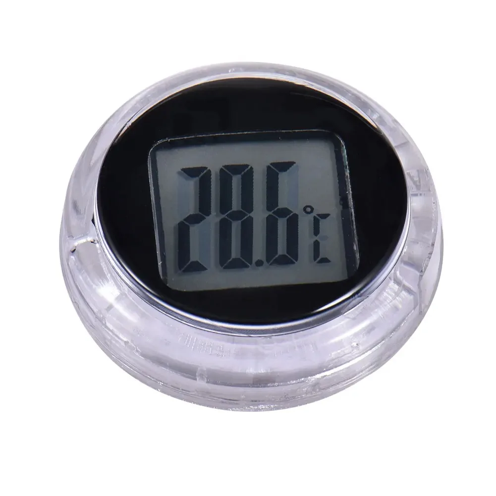 Mini Motorcycle Thermometer Waterproof Stick-On Motorbike Mount Watch ...