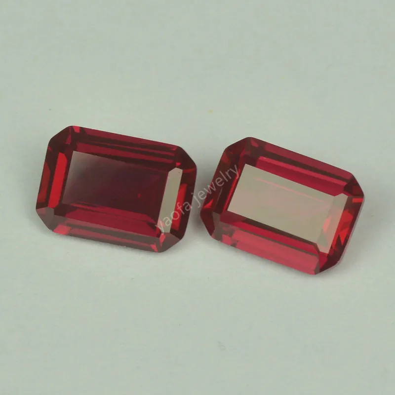 5A-Quality-Hardness-9-3x5mm-15x20mm-5-Rose-Red-Stone-Loose-Octangle ...