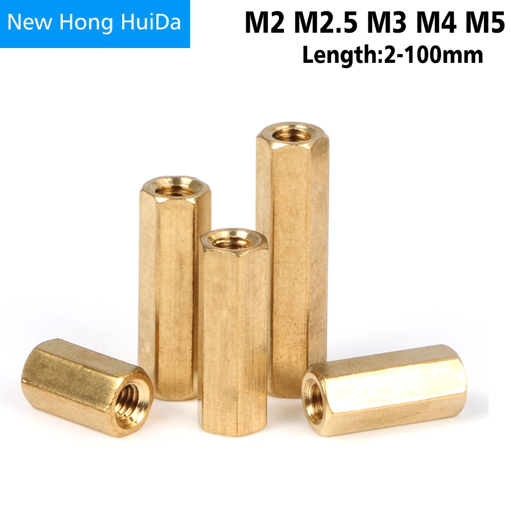 M2 M2.5 M3 M4 Black Hex Nylon Standoff Spacer | M4 Brass Screw Nut ...