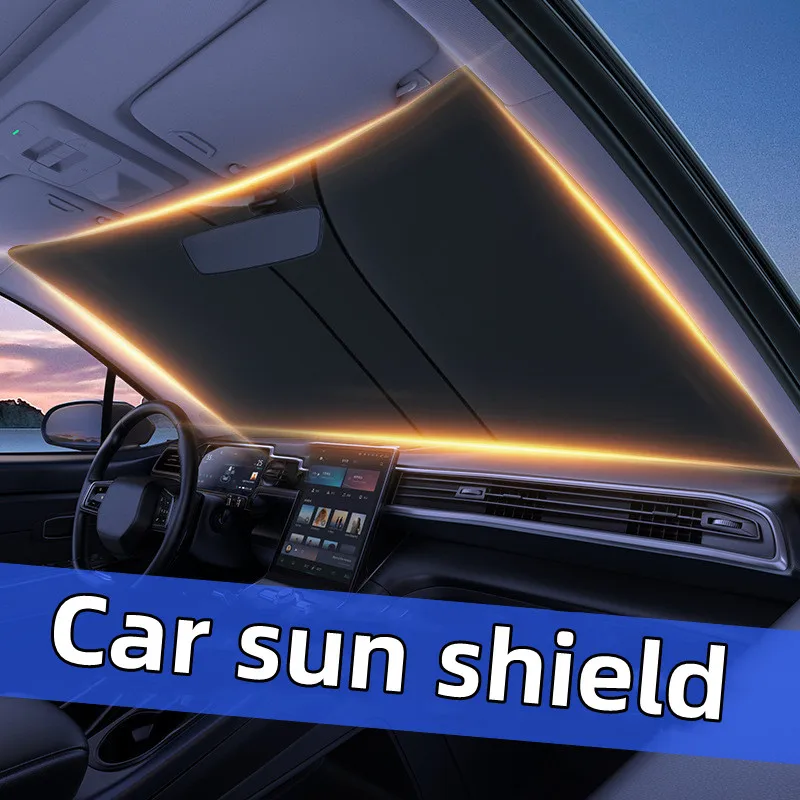 Carro sol cortina proteção solar isolamento térmico protetor solar ...