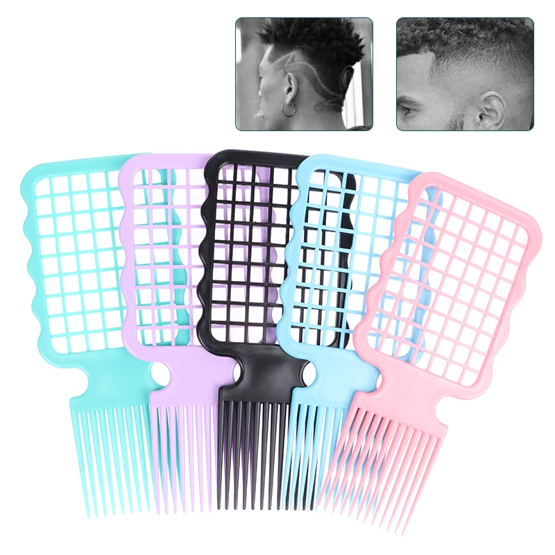 1Pc-Plastic-Curly-Hair-Styling-Comb-Portable-Grid-Shape-Hairdressing ...