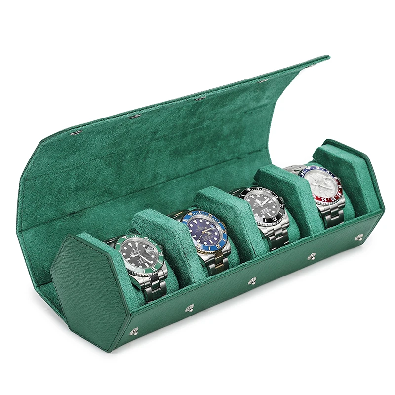 CONTACTS-FAMILY-4-Watches-Roll-Case-Travel-Wrist-Jewelry-Storage ...