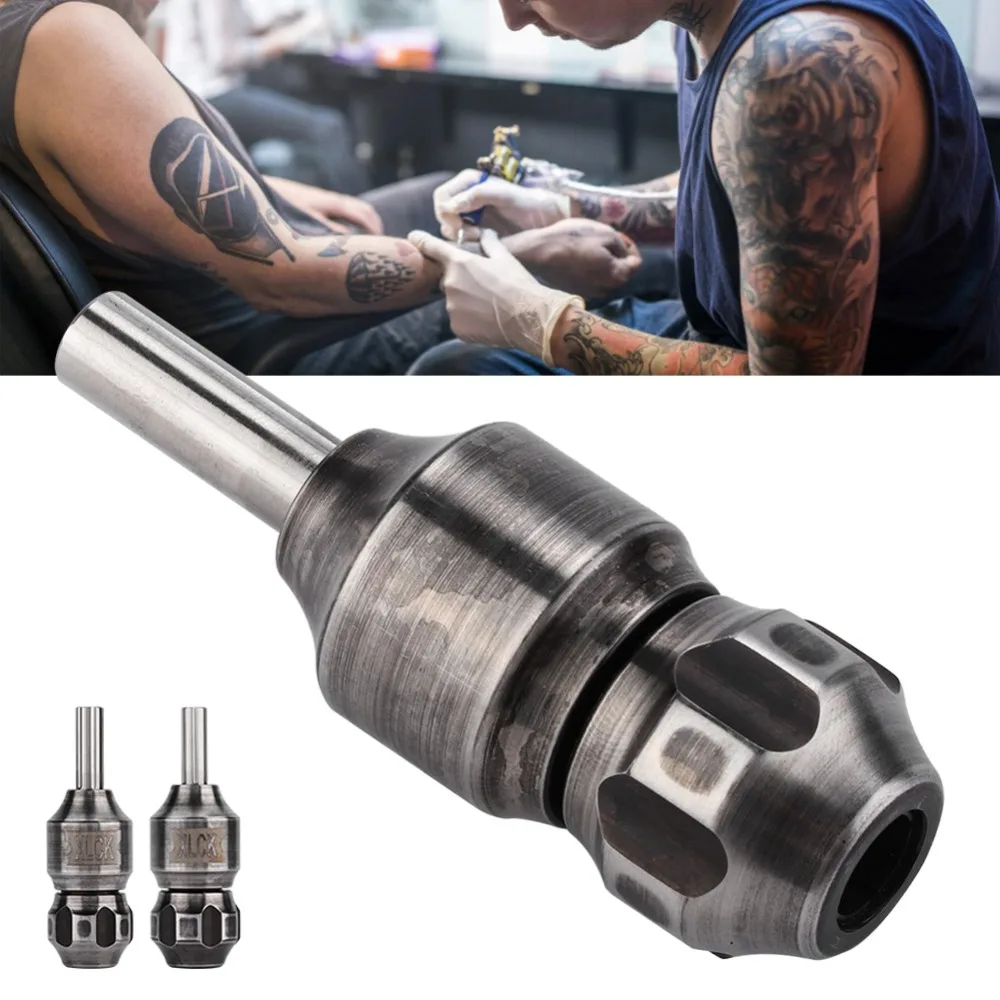 2019Newest 25mm 28mm Black Steel Anti-slip Self-locking Tattoo Grip ...
