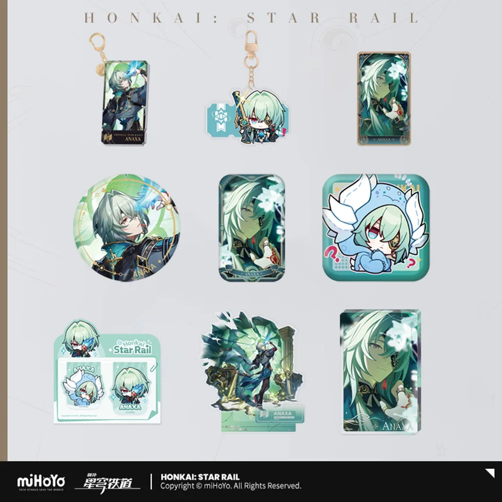 Sunsyea Official Honkai Star Rail Merch From miHoYo Anaxa Series Badge ...