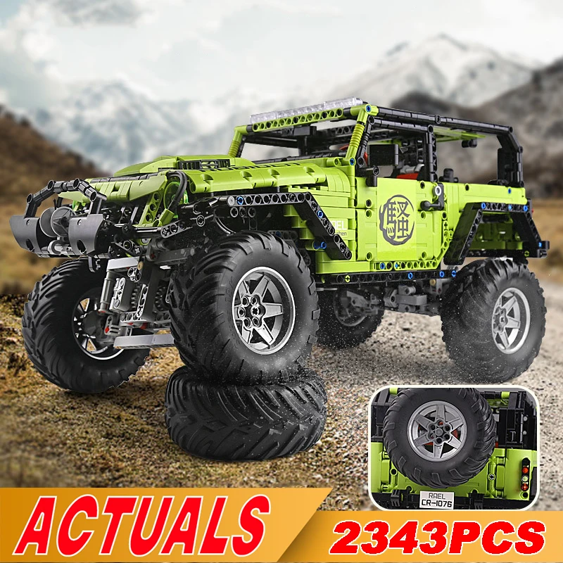 J902 High-tech RC Car Model The Moc-5140 Jeeped Wranglers Rubicon Set ...
