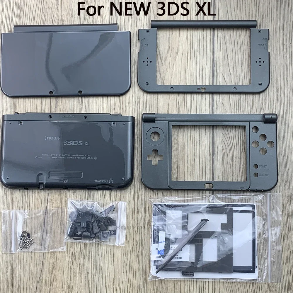 For-Nintend-NEW-3DS-LL-XL-Full-Set-Housing-Shell-Case-with-Buttons ...