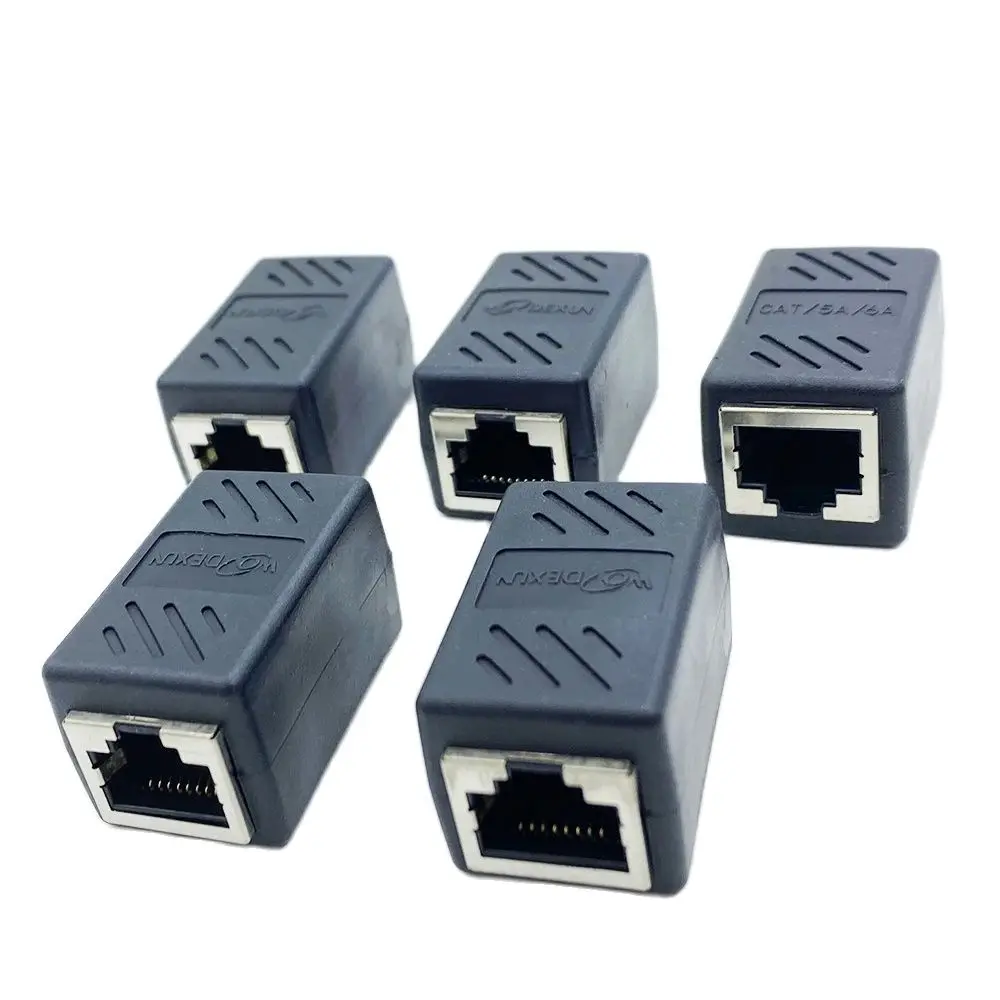 랜커플러 Rj45 분배기 커넥터 어댑터 1 2 웨이 이더넷 분배기 커플러 접촉 모듈러 플러그 연결 노트북 이더넷 케이블 Best