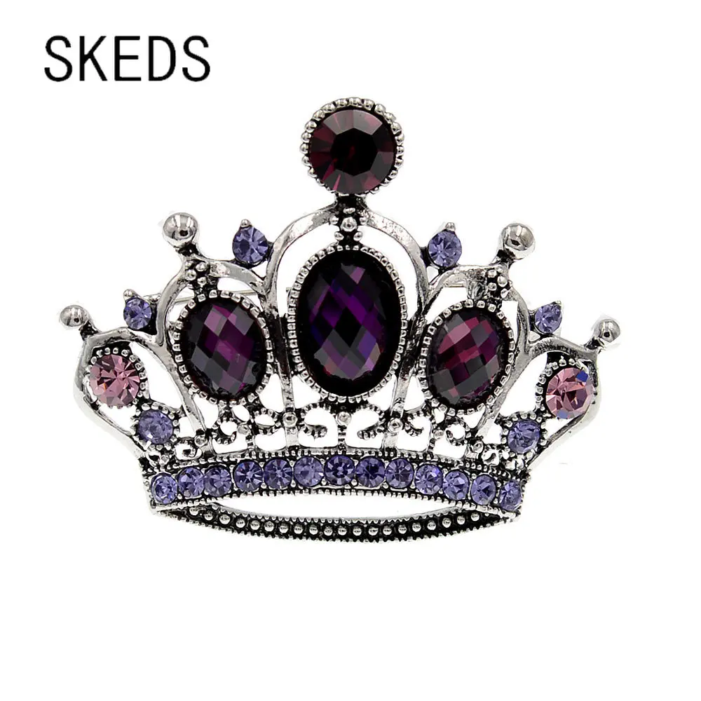 SKEDS-Exquisite-Purple-Crown-Brooch-Badges-For-Women-Crystal-Rhinestone ...