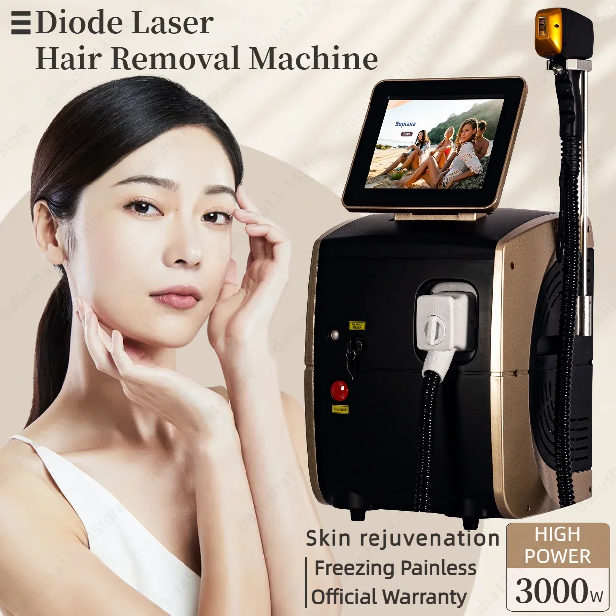 808nm-Diode-Laser-3-Wavelength-755nm-808nm-1064nm-laser-Hair-Removal ...