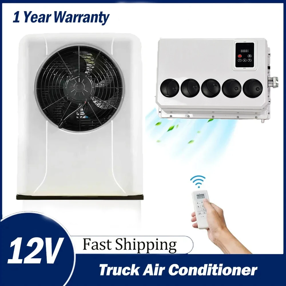 12V-24V-Parking-Cooler-Split-Air-Conditioner-for-RV-Caravan-Truck-Bus ...