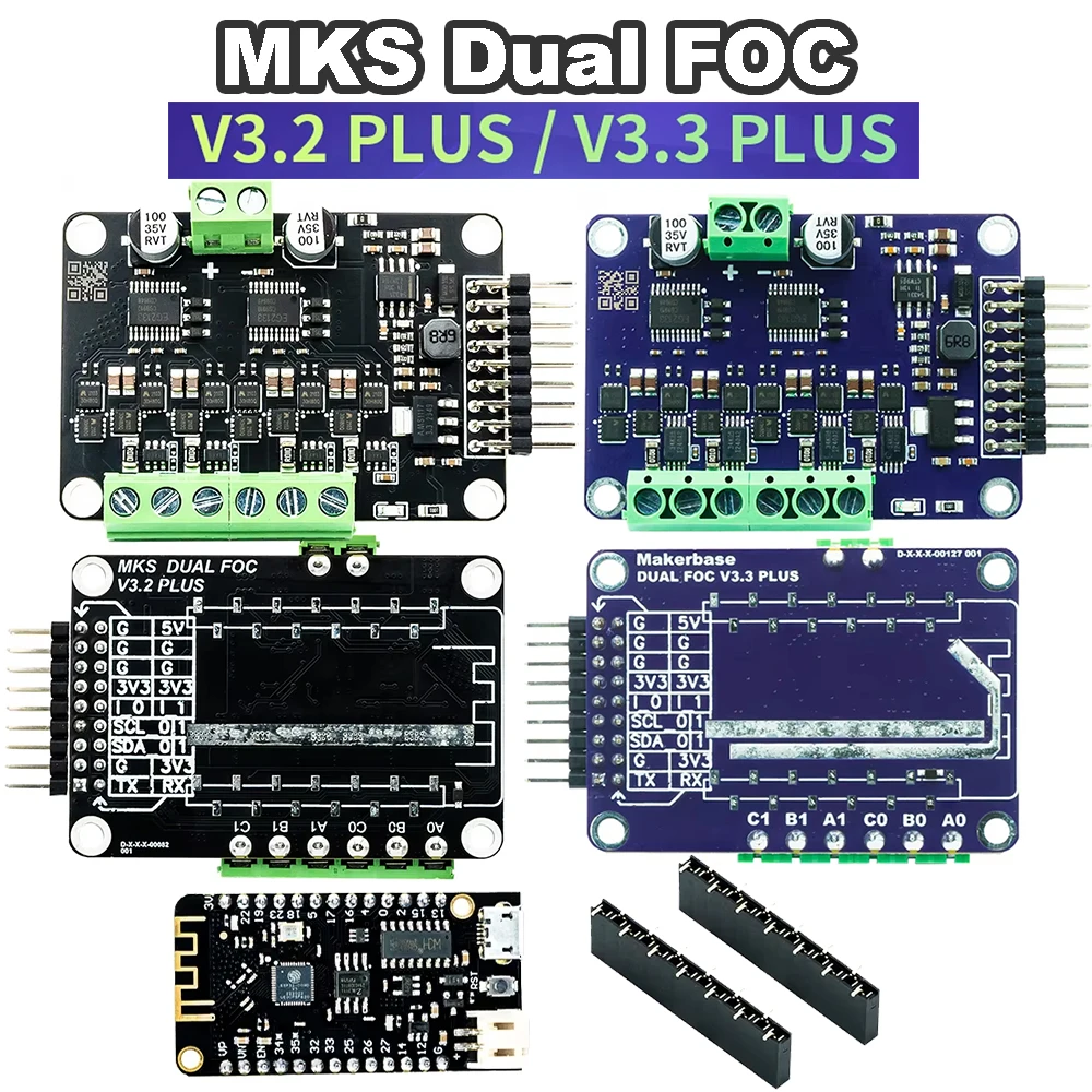 MKS SimpleFOC Dual Brushless Micro FOC V3.2 Plus/V3.3 Plus Servo with ...